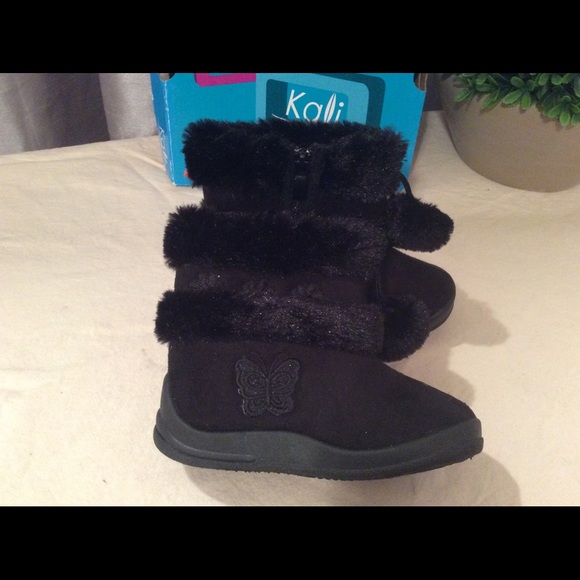 Kalli | Shoes | New Little Girls Faux Suede Boots By Kalli | Poshmark